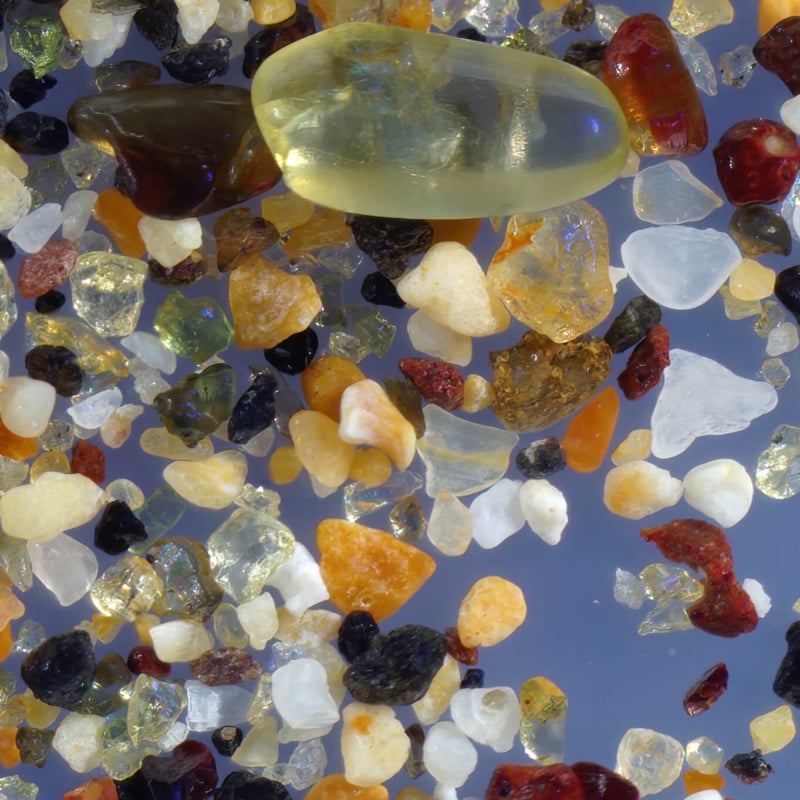 Sand Under a Microscope - Magnified Sand Photos