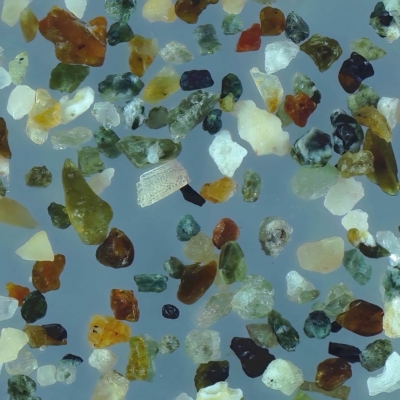 Sand Under a Microscope - Magnified Sand Photos